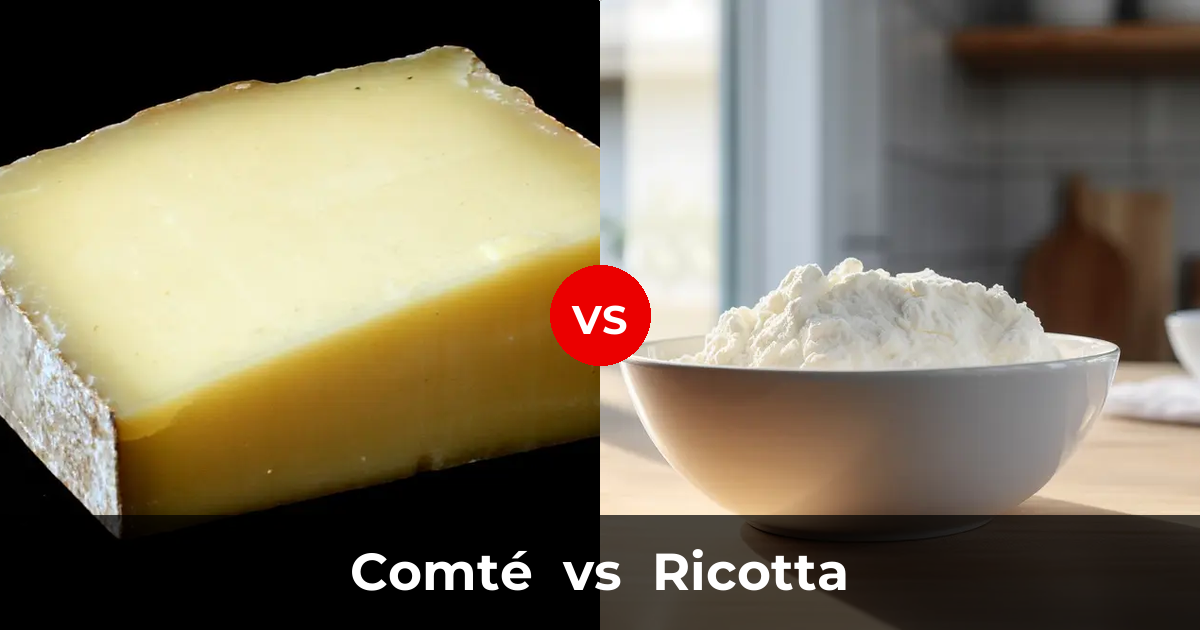 Comté Cheese vs Ricotta Cheese: What's the Difference? | Taste, Texture ...