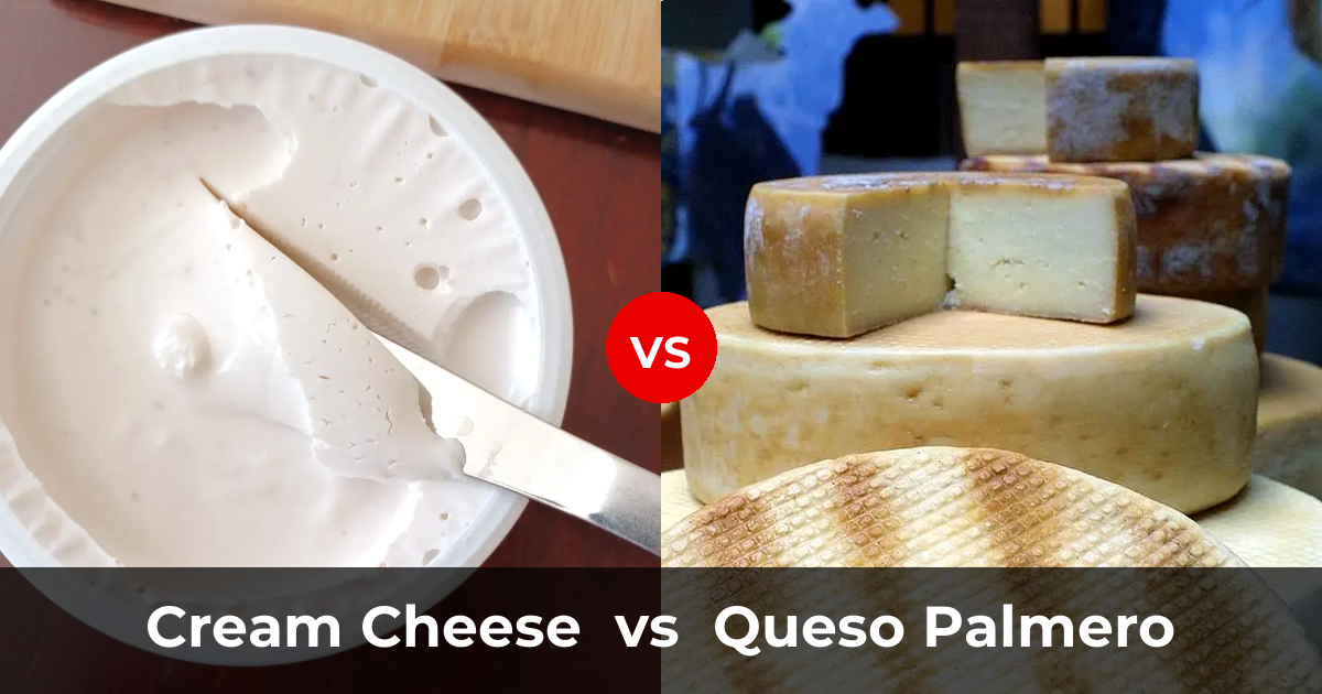 Cream Cheese vs Queso Palmero: What's the Difference? | Taste, Texture ...