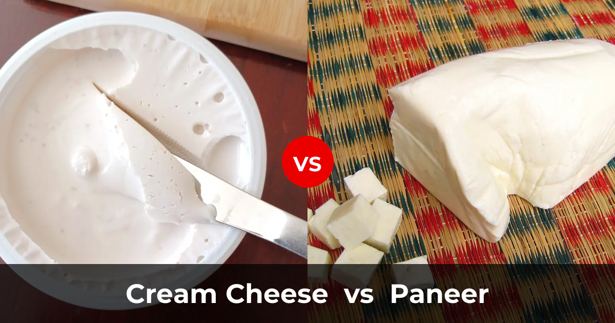 Cream Cheese vs Paneer Cheese: What's the Difference? | Taste, Texture ...