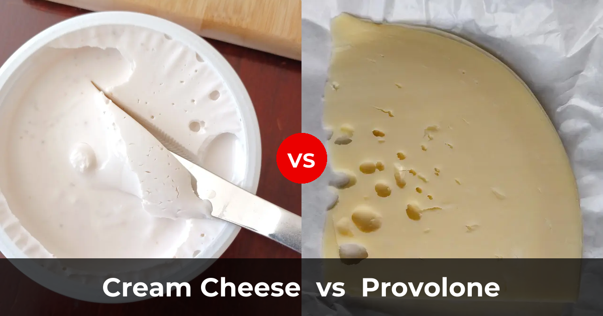 Cream Cheese vs Provolone Cheese: What's the Difference? | Taste ...