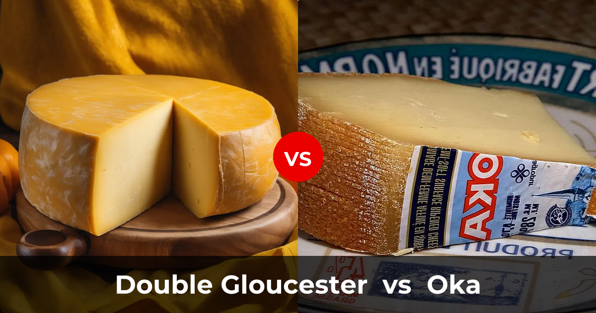 Double Gloucester vs Oka: What's the Difference? - AnyCheese