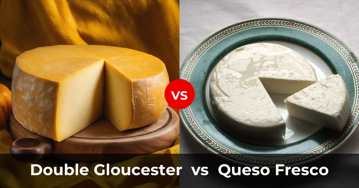 Double Gloucester Cheese vs Queso Fresco: What's the Difference ...