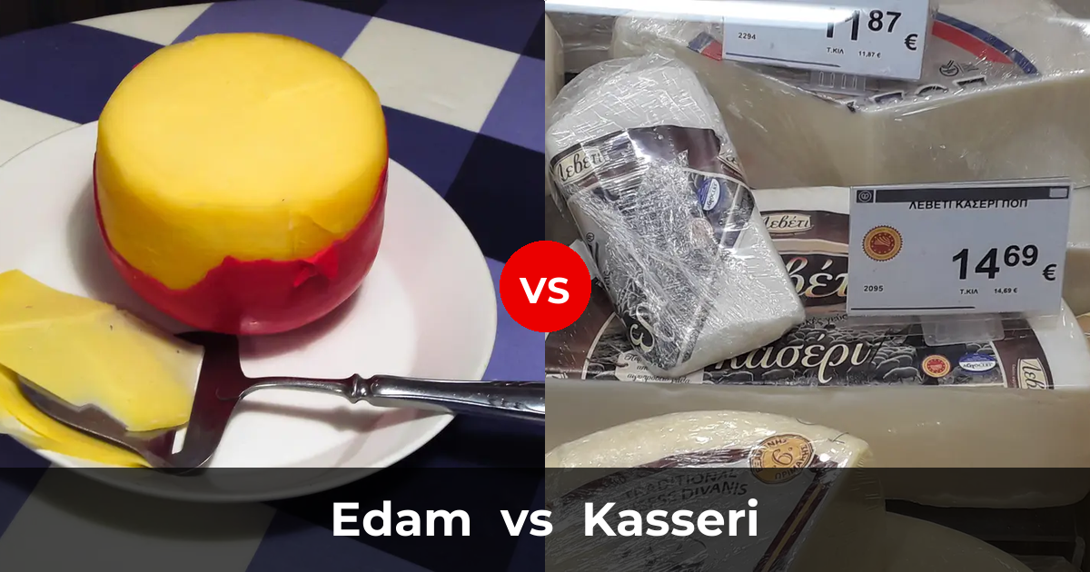 Edam vs Kasseri: What's the Difference? - AnyCheese