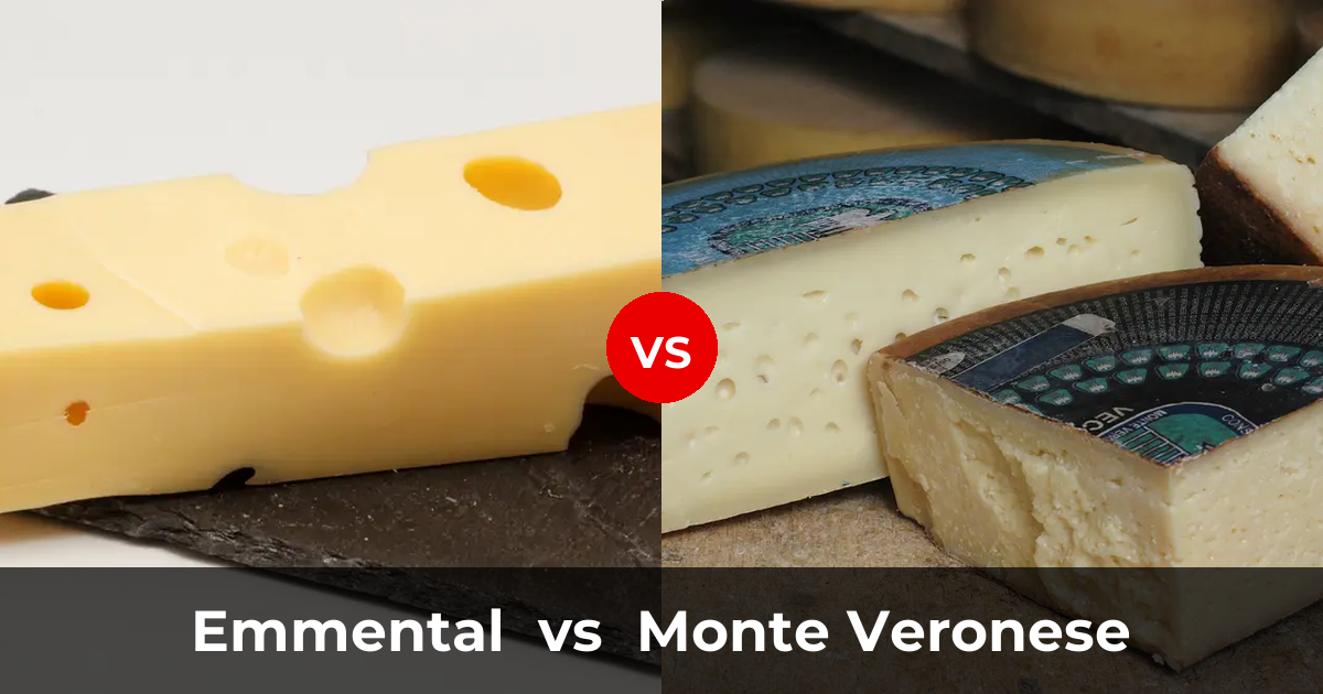 Emmental Cheese vs Monte Veronese Cheese: What's the Difference ...