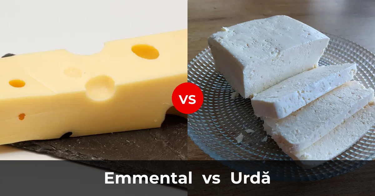 Emmental Cheese vs Urdă Cheese: What's the Difference? | Taste, Texture ...