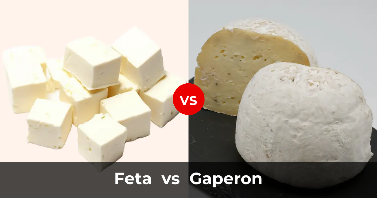 Feta Cheese vs Gaperon Cheese: What's the Difference? | Taste, Texture ...