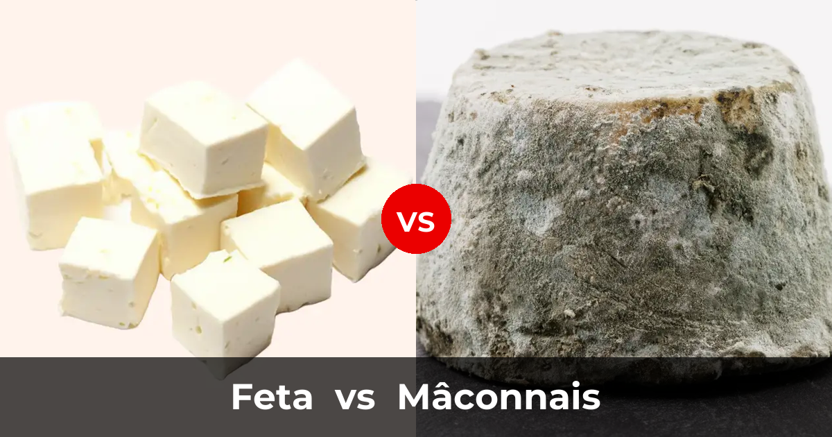 Feta Cheese vs Mâconnais Cheese: What's the Difference? | Taste ...