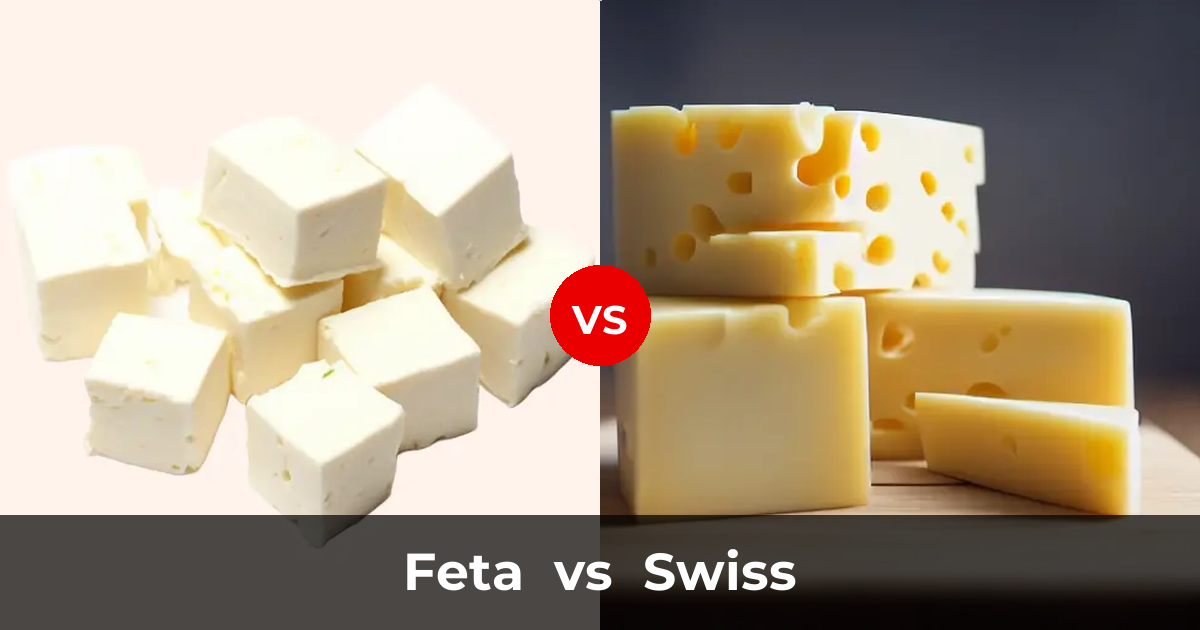 Feta Cheese vs Swiss Cheese: What's the Difference? | Taste, Texture ...