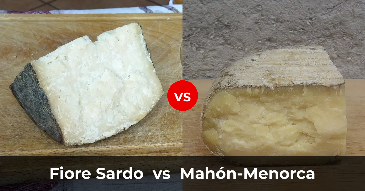 Fiore Sardo Cheese vs Mahón-Menorca Cheese: What's the Difference ...