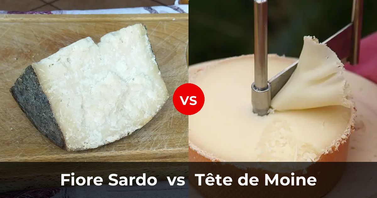 Fiore Sardo vs Tête de Moine: What's the Difference? - AnyCheese