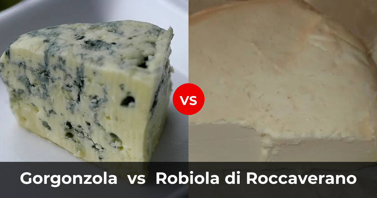 Gorgonzola Cheese vs Robiola di Roccaverano Cheese: What's the ...