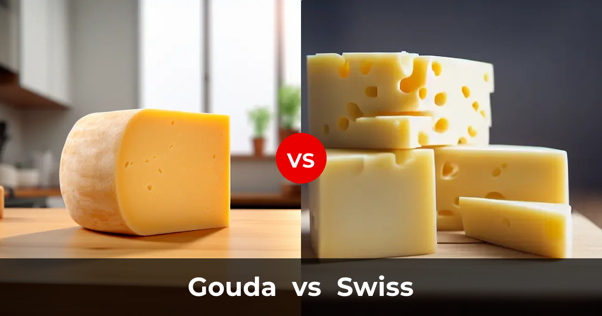 Gouda Cheese vs Swiss Cheese: What's the Difference? | Taste, Texture ...