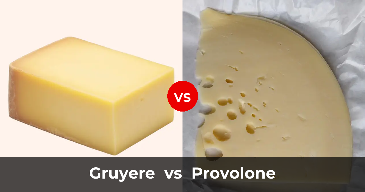 American Gruyere Cheese vs Provolone Cheese: What's the Difference ...
