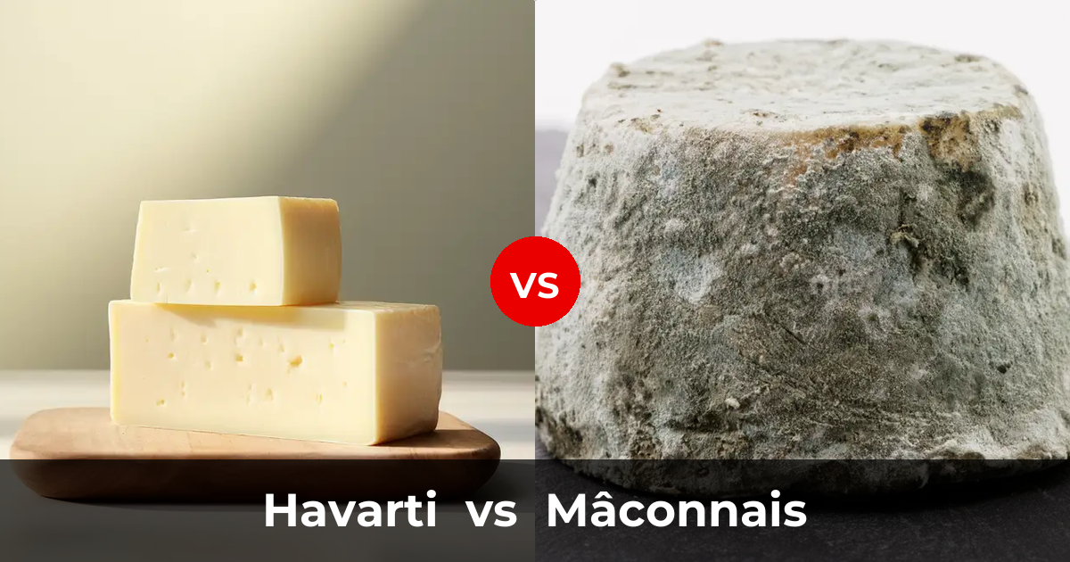 Havarti vs Mâconnais: What's the Difference? - AnyCheese