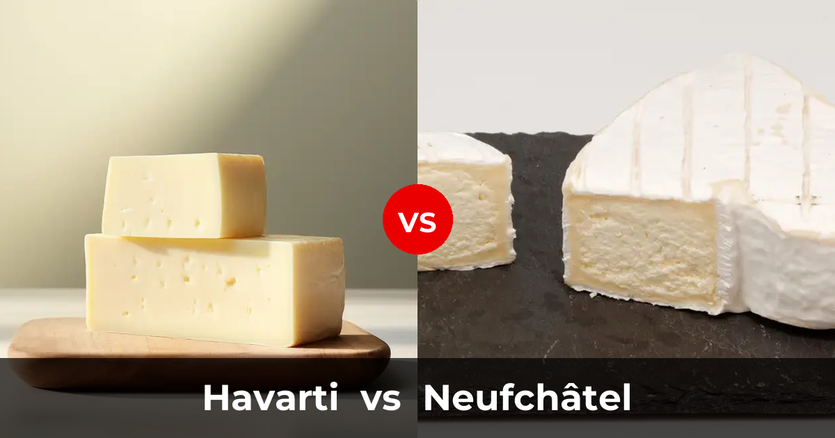Havarti Cheese vs Neufchâtel Cheese: What's the Difference? | Taste ...