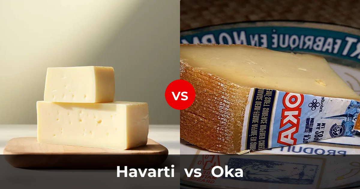 Havarti Cheese vs Oka Cheese: What's the Difference? | Taste, Texture ...