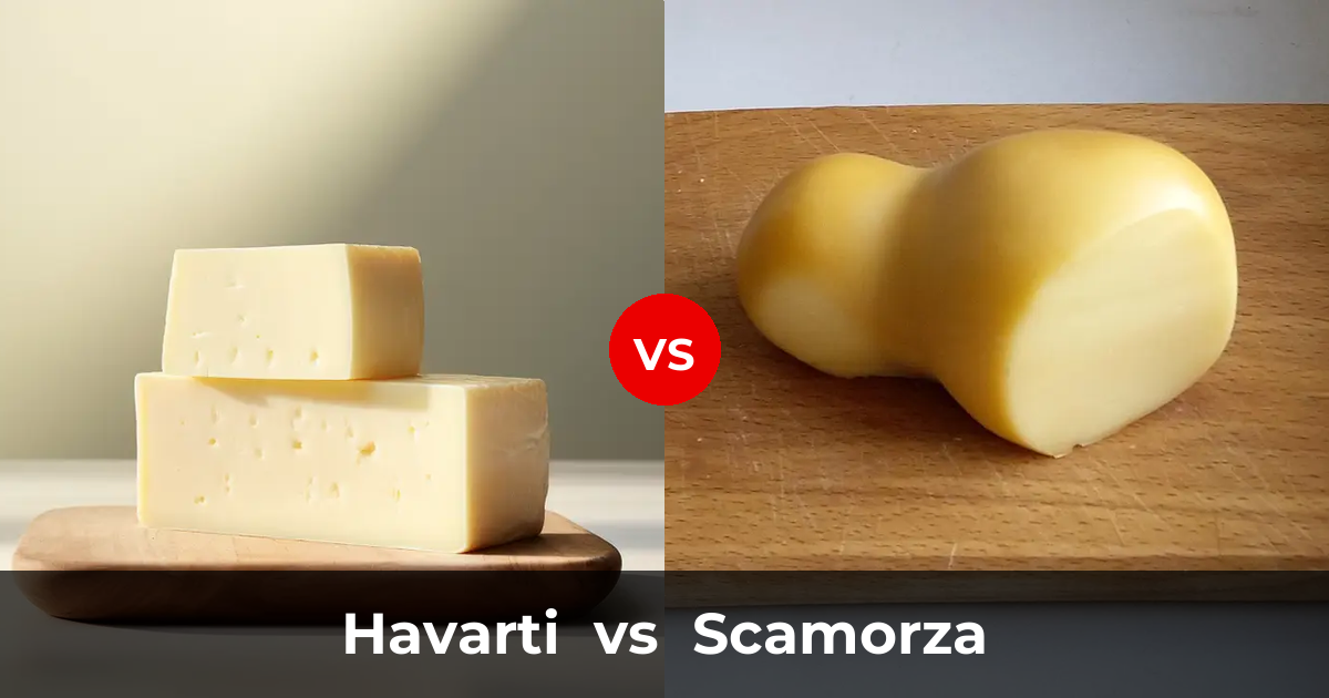 Havarti vs Scamorza: What's the Difference? - AnyCheese