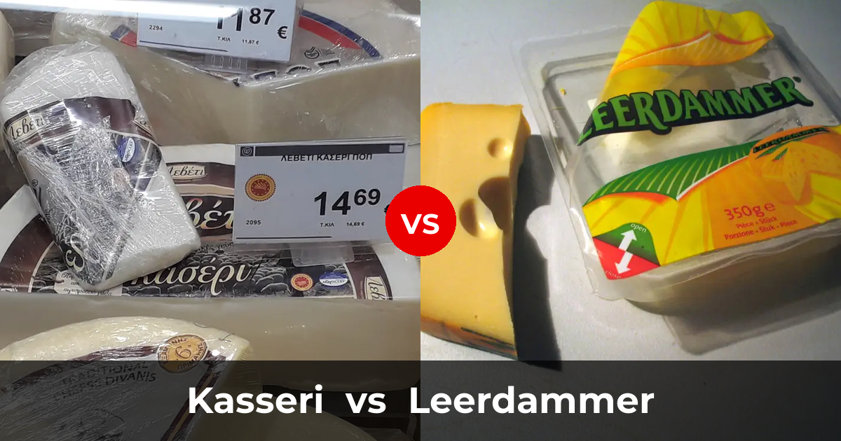 Kasseri Cheese vs Leerdammer Cheese: What's the Difference? | Taste ...