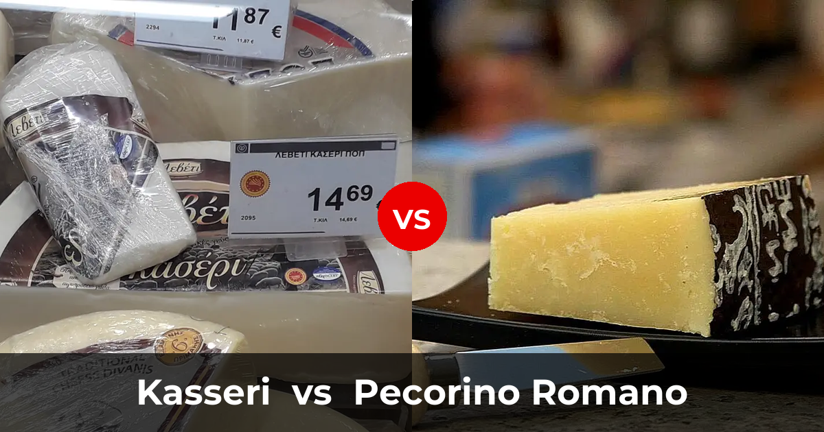 Kasseri Cheese vs Pecorino Romano Cheese: What's the Difference ...