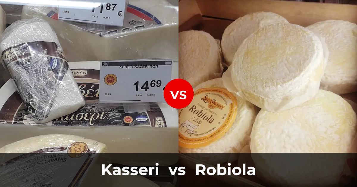 Kasseri vs Robiola: What's the Difference? - AnyCheese
