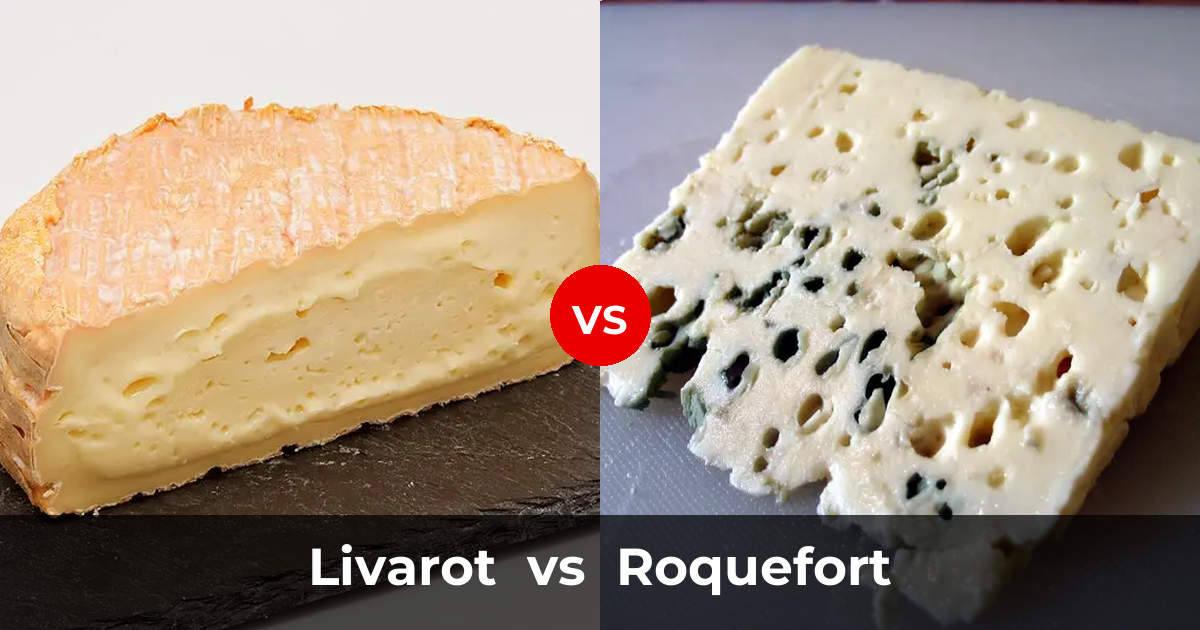Livarot vs Roquefort: What's the Difference? - AnyCheese