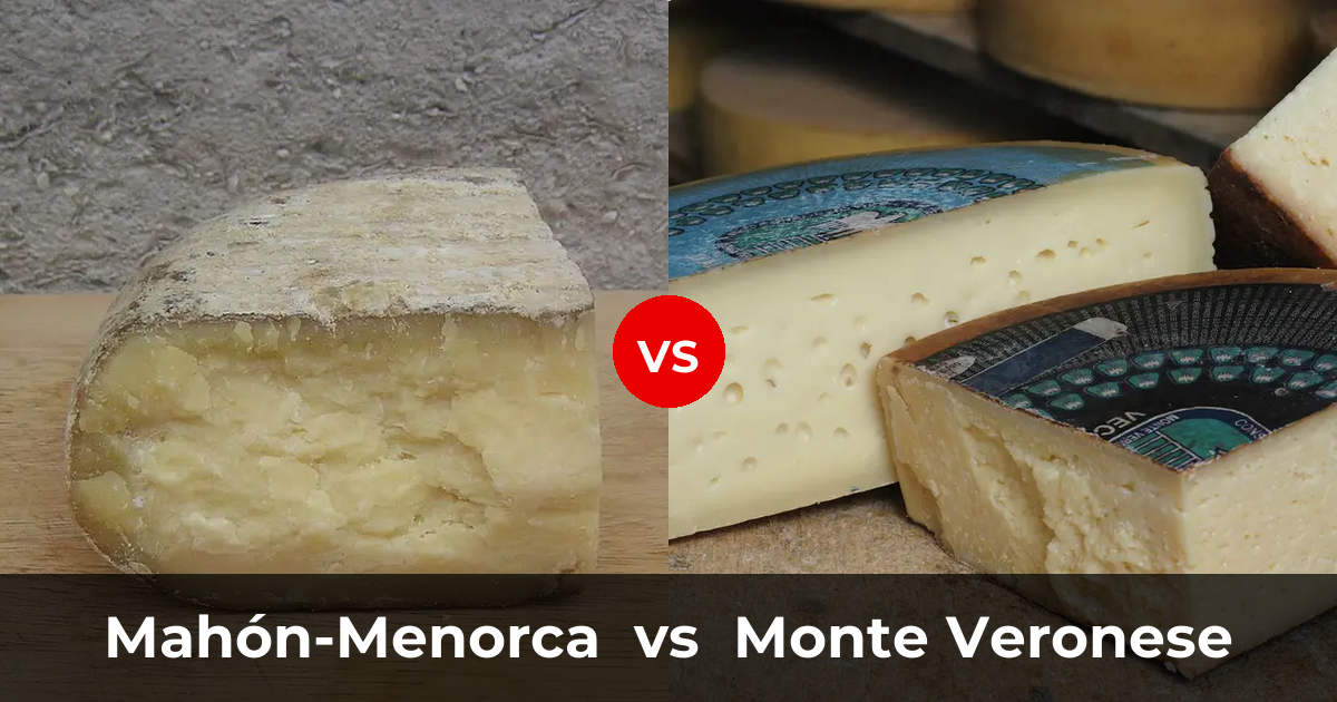 Mahón-Menorca Cheese vs Monte Veronese Cheese: What's the Difference ...