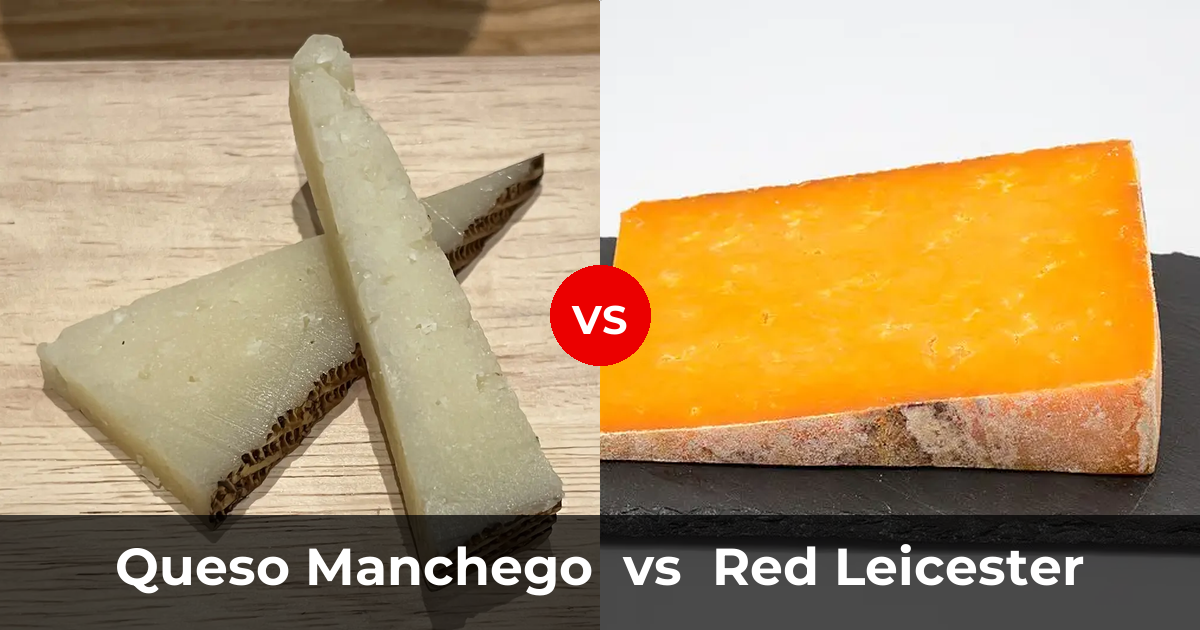 Queso Manchego vs Red Leicester Cheese: What's the Difference? | Taste ...