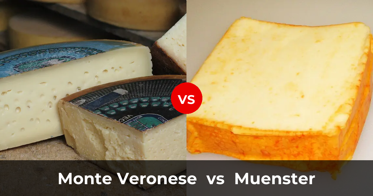 Monte Veronese Cheese vs Muenster Cheese: What's the Difference ...