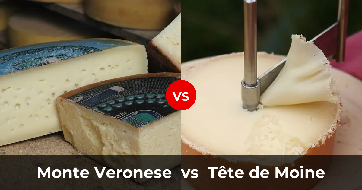 Monte Veronese Cheese vs Tête de Moine Cheese: What's the Difference ...