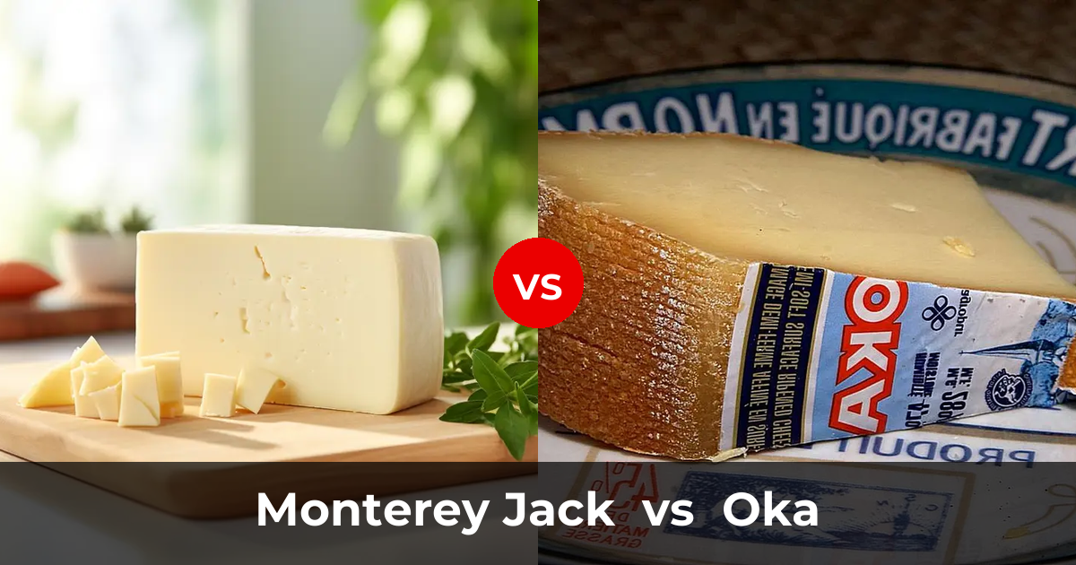 Monterey Jack Cheese vs Oka Cheese: What's the Difference? | Taste ...