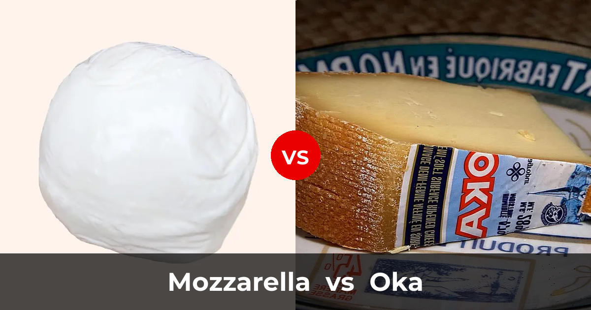 Mozzarella Cheese vs Oka Cheese: What's the Difference? | Taste ...