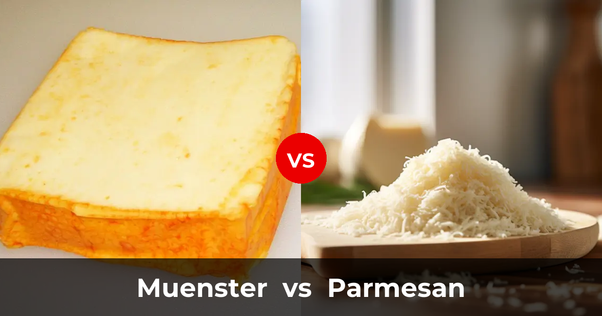 Muenster vs Parmesan: What's the Difference? - AnyCheese