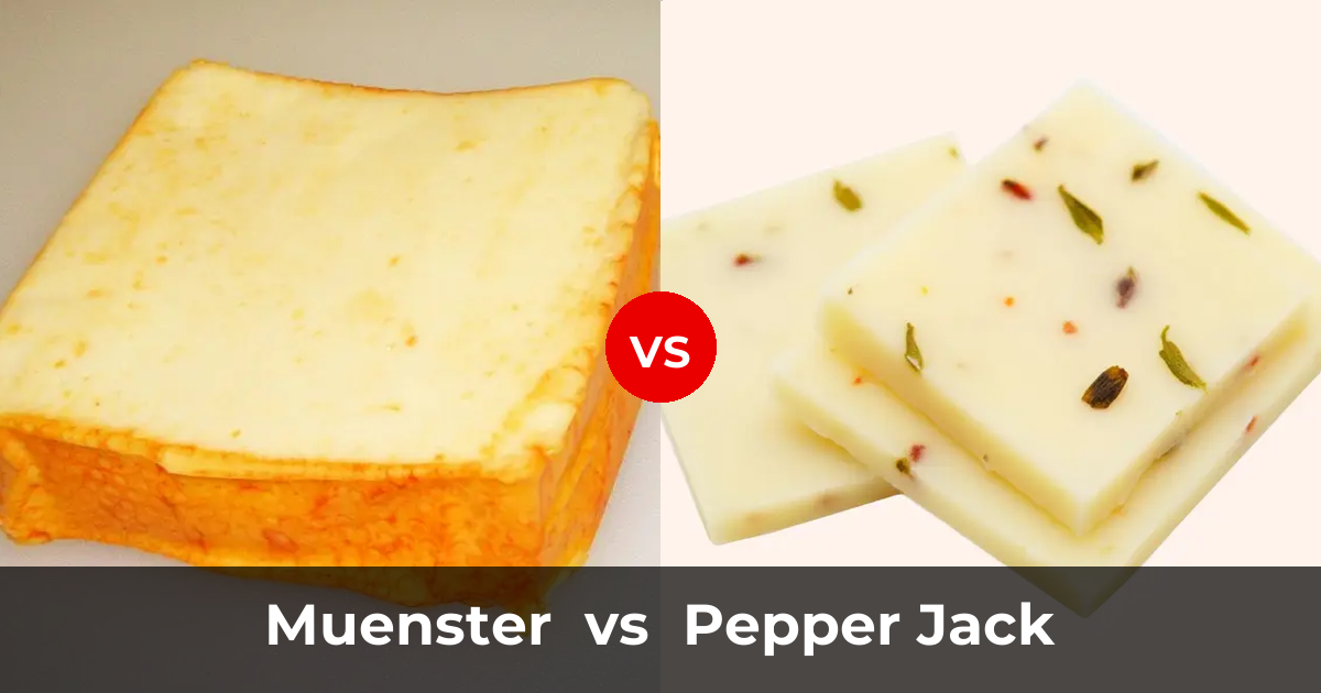 Muenster Cheese vs Pepper Jack Cheese: What's the Difference? | Taste ...