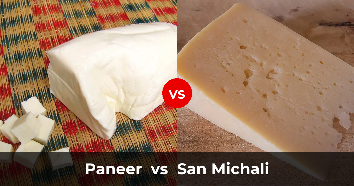Paneer vs San Michali: What's the Difference? - AnyCheese