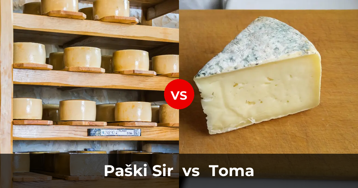 Paški Sir vs Toma: What's the Difference? - AnyCheese