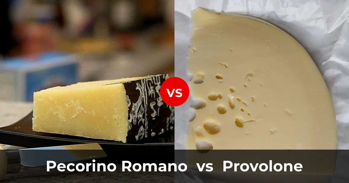 Pecorino Romano Cheese vs Provolone Cheese: What's the Difference ...
