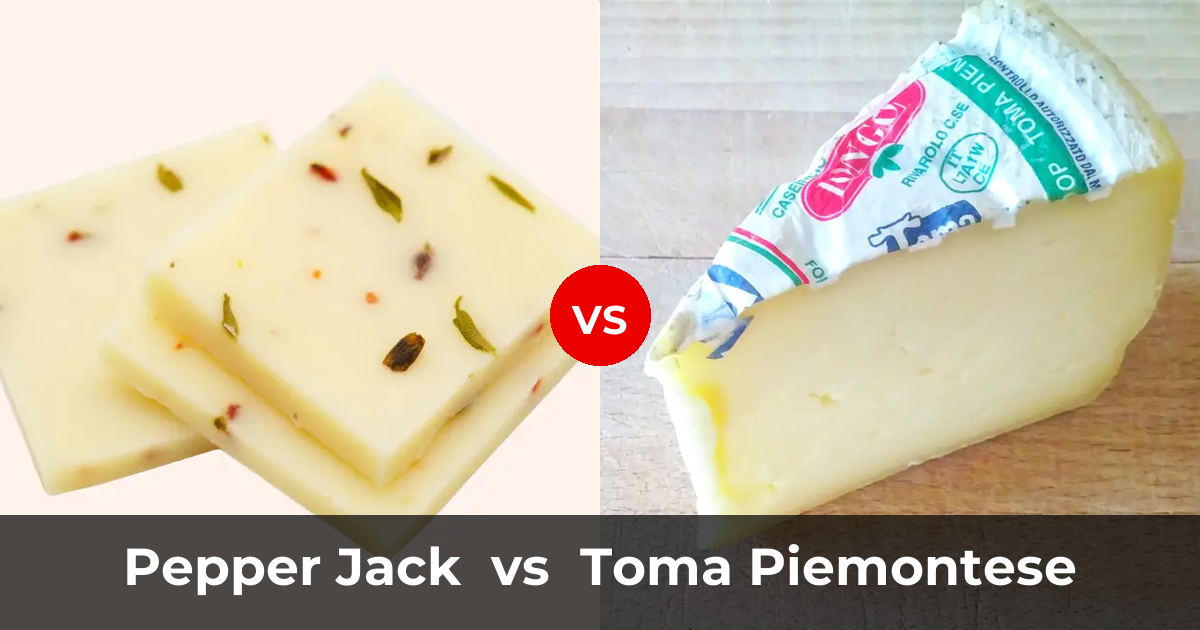 Pepper Jack Cheese vs Toma Piemontese Cheese: What's the Difference ...