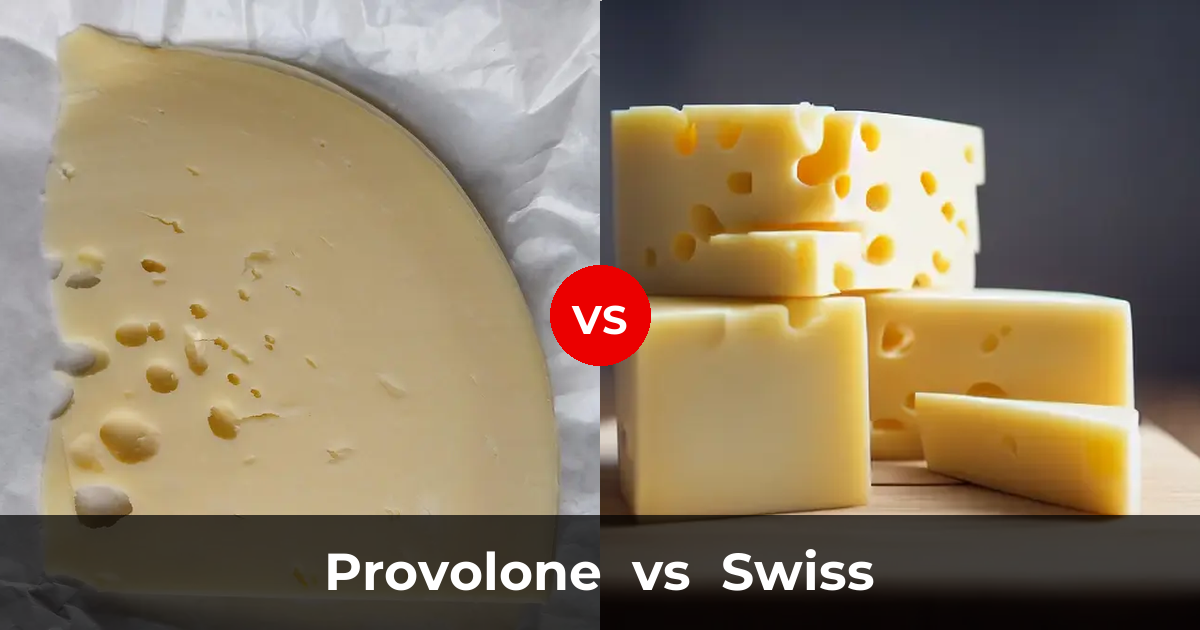 Provolone Cheese vs Swiss Cheese: What's the Difference? | Taste ...