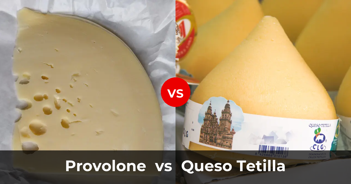 Provolone vs Queso Tetilla: What's the Difference? - AnyCheese