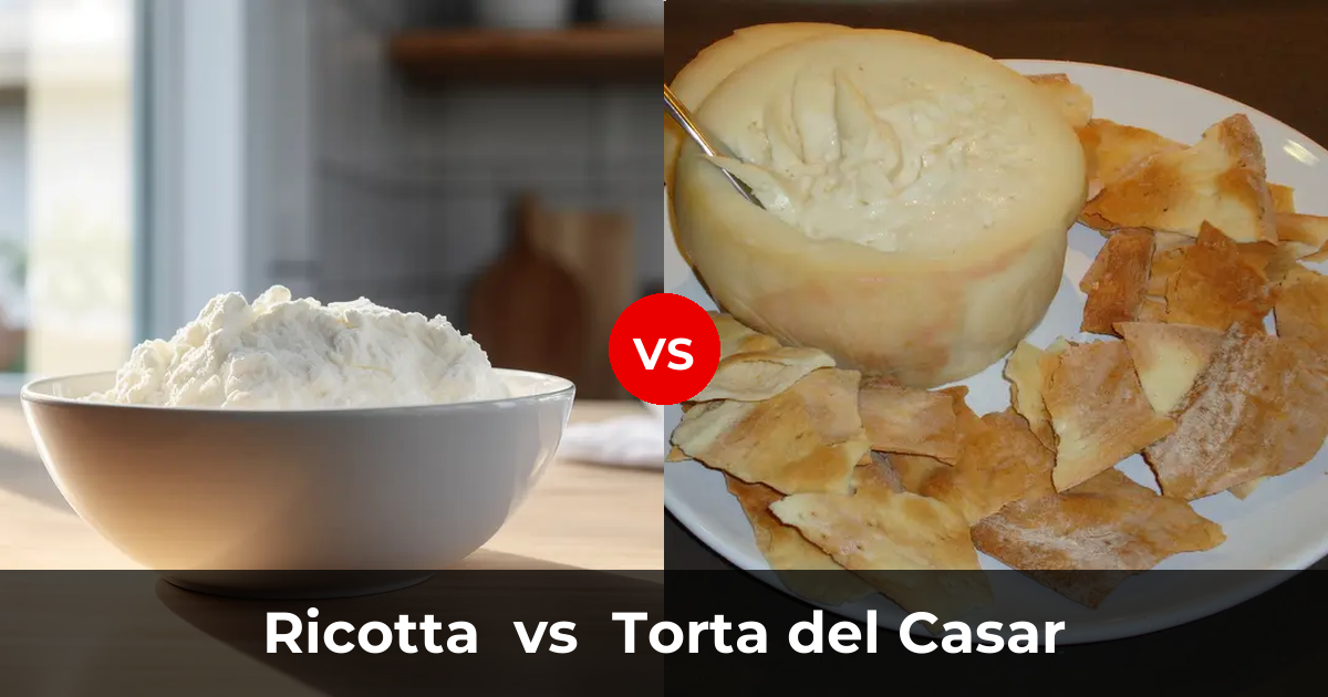 Ricotta Cheese vs Torta del Casar Cheese: What's the Difference ...