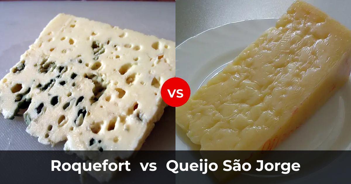 Roquefort vs Queijo São Jorge: What's the Difference? - AnyCheese