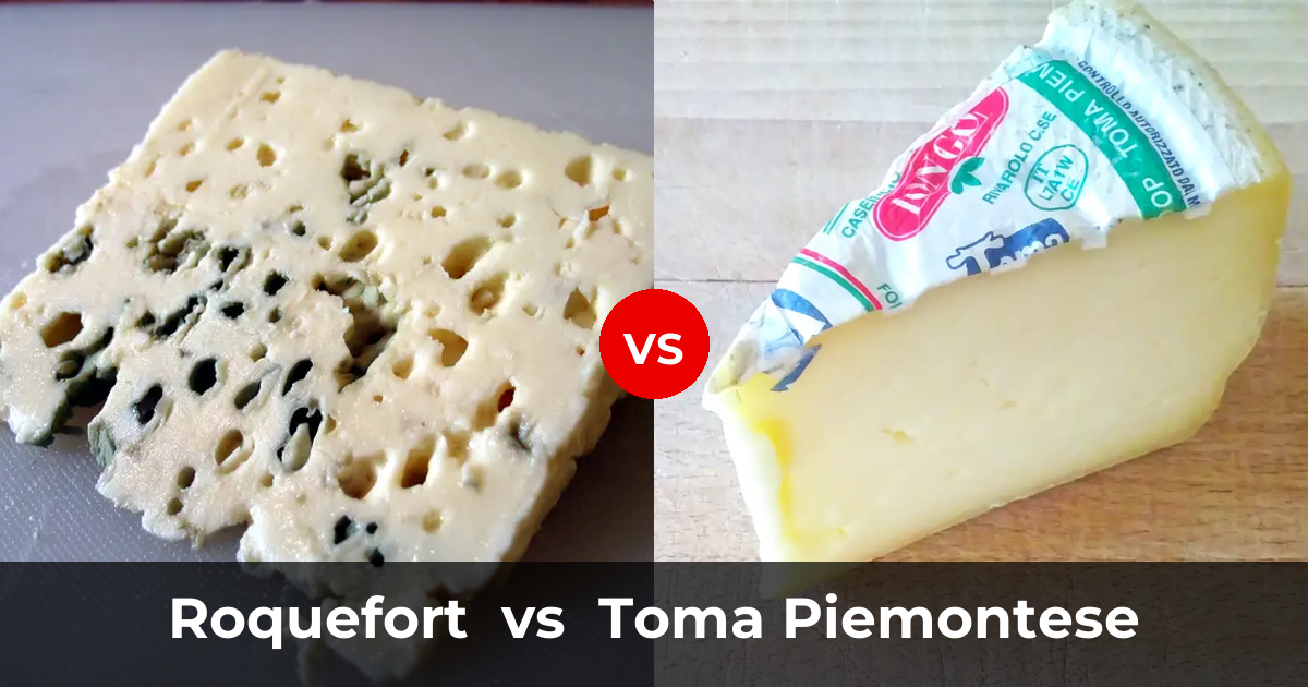 Roquefort Cheese vs Toma Piemontese Cheese: What's the Difference ...
