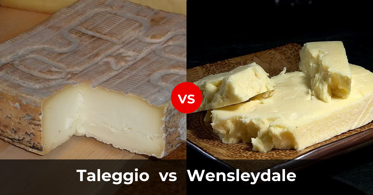 Taleggio vs Wensleydale: What's the Difference? - AnyCheese