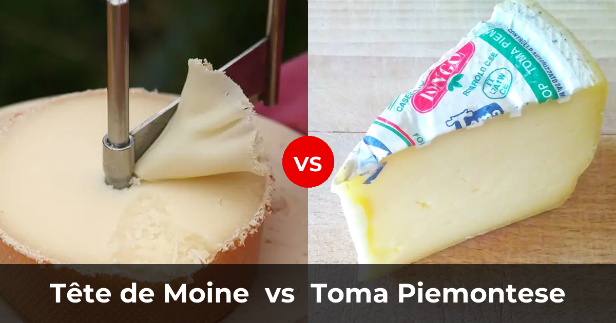 Tête de Moine Cheese vs Toma Piemontese Cheese: What's the Difference ...