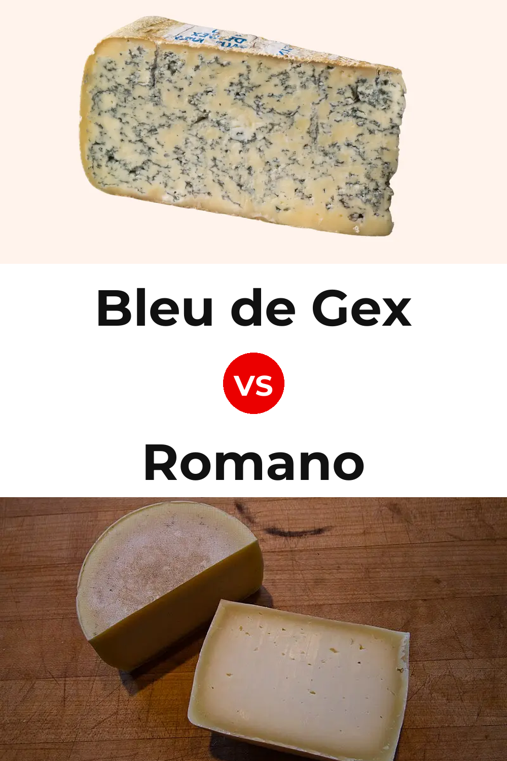 Bleu de Gex vs Romano: What's the Difference? - AnyCheese