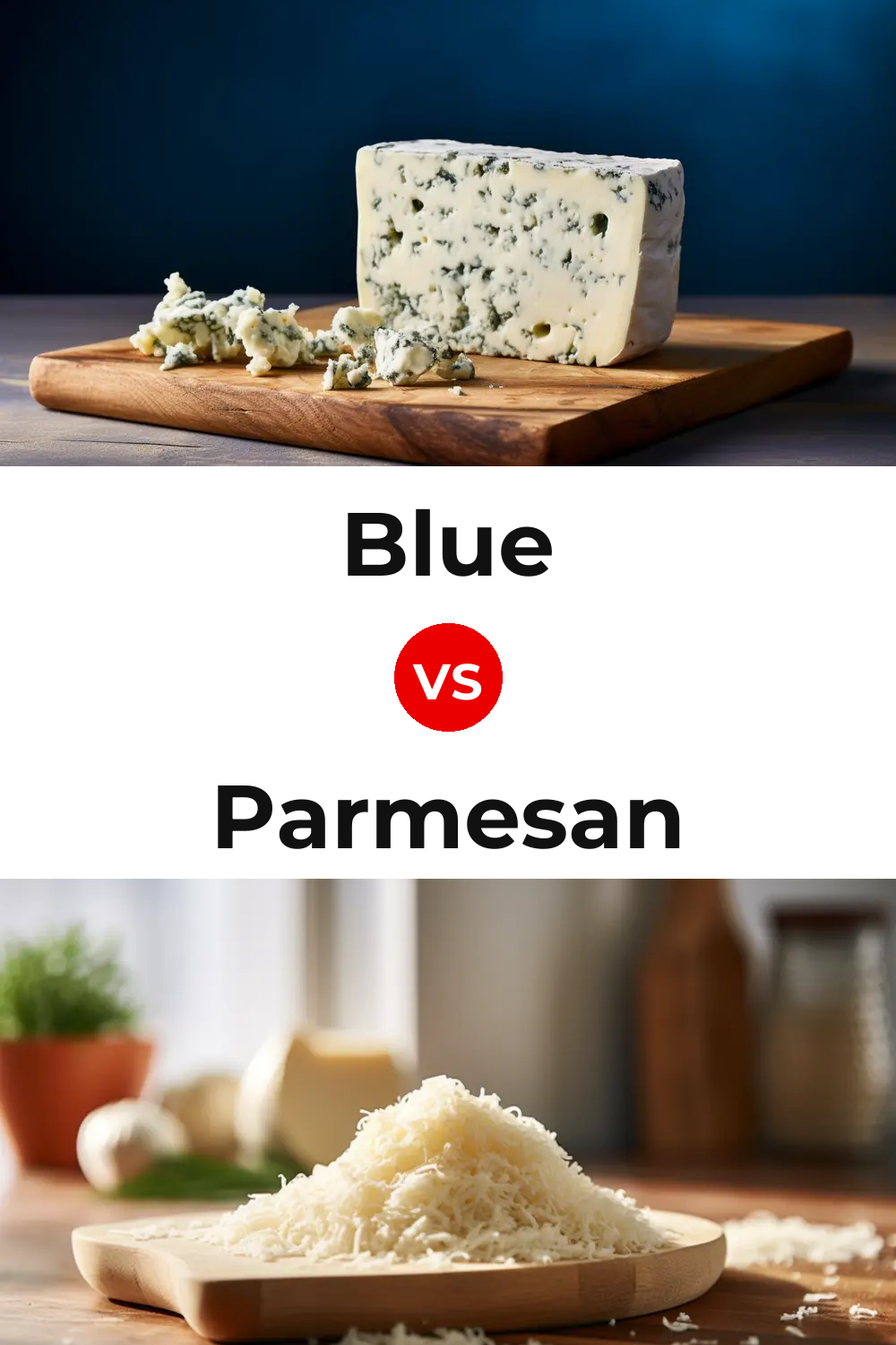 Blue vs Parmesan: What's the Difference? - AnyCheese