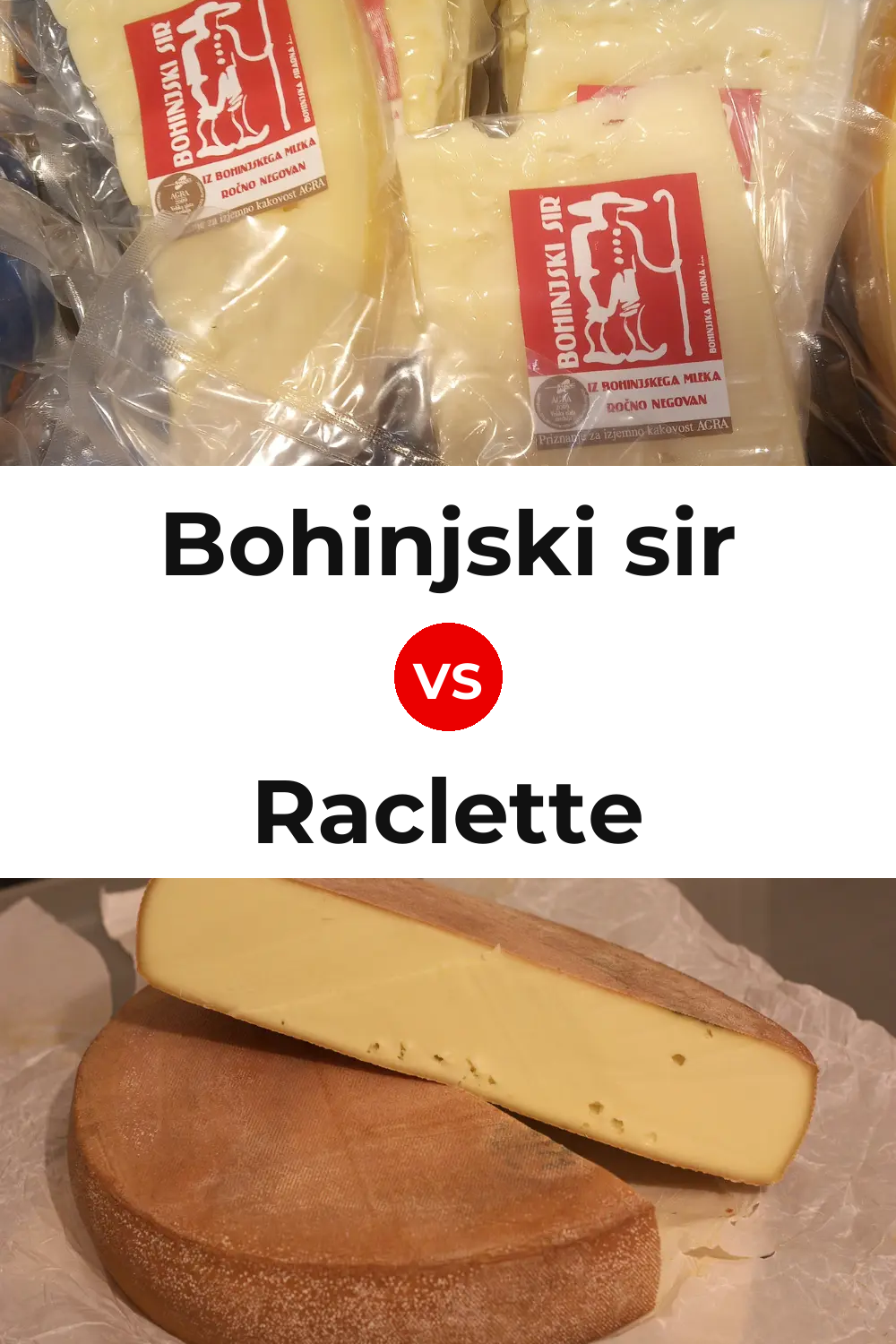 Bohinjski sir Cheese vs Raclette Cheese: What's the Difference? | Taste ...