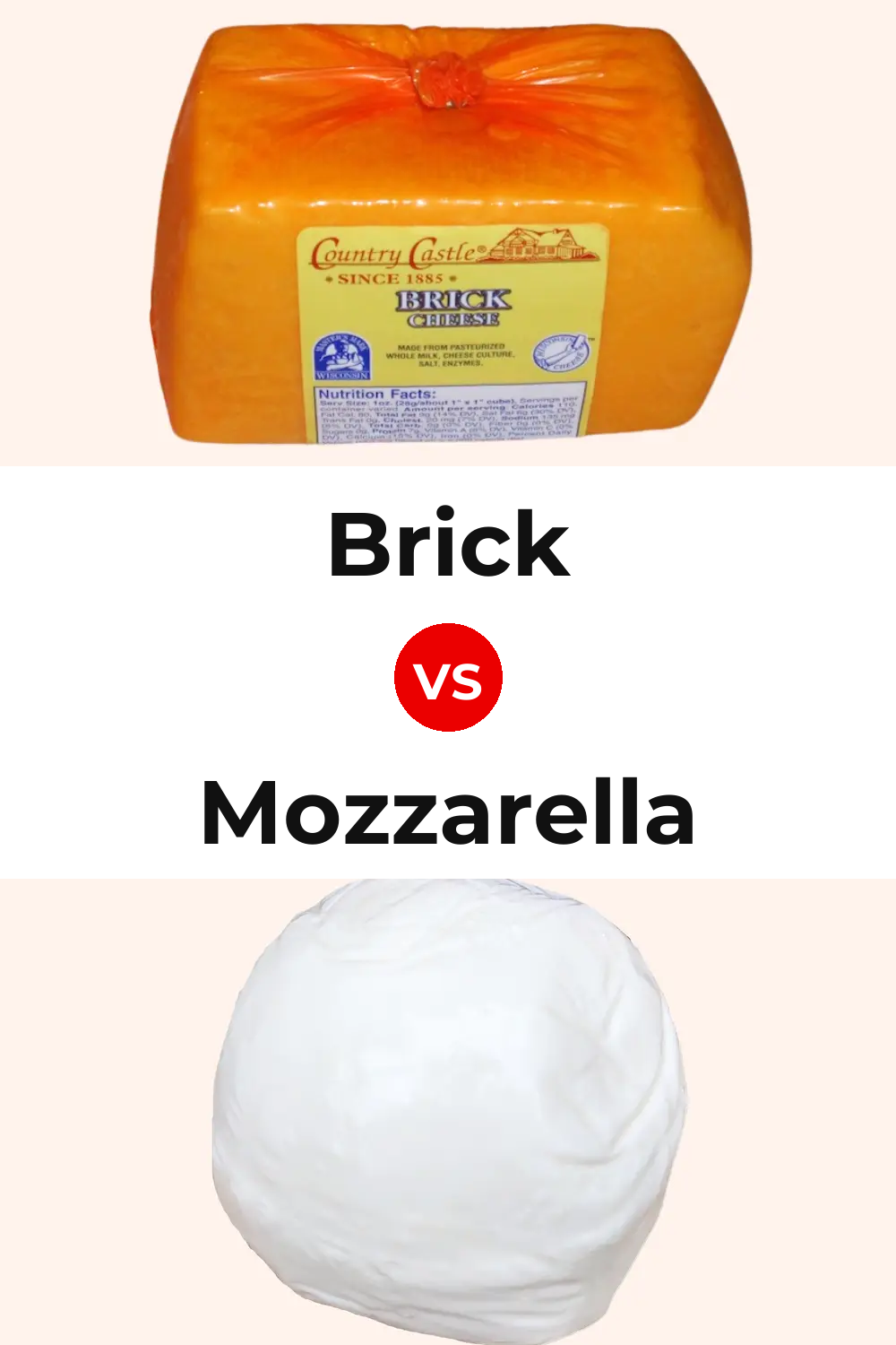 Brick Cheese vs Mozzarella Cheese: What's the Difference? | Taste ...