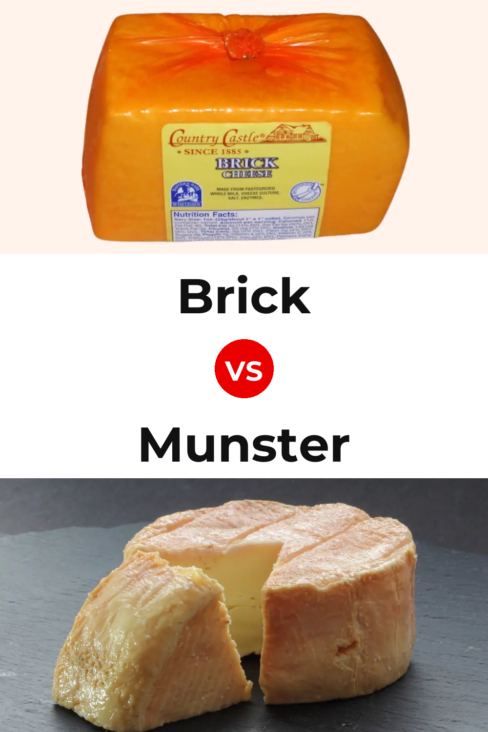 Brick Cheese vs Munster Cheese: What's the Difference? | Taste, Texture ...