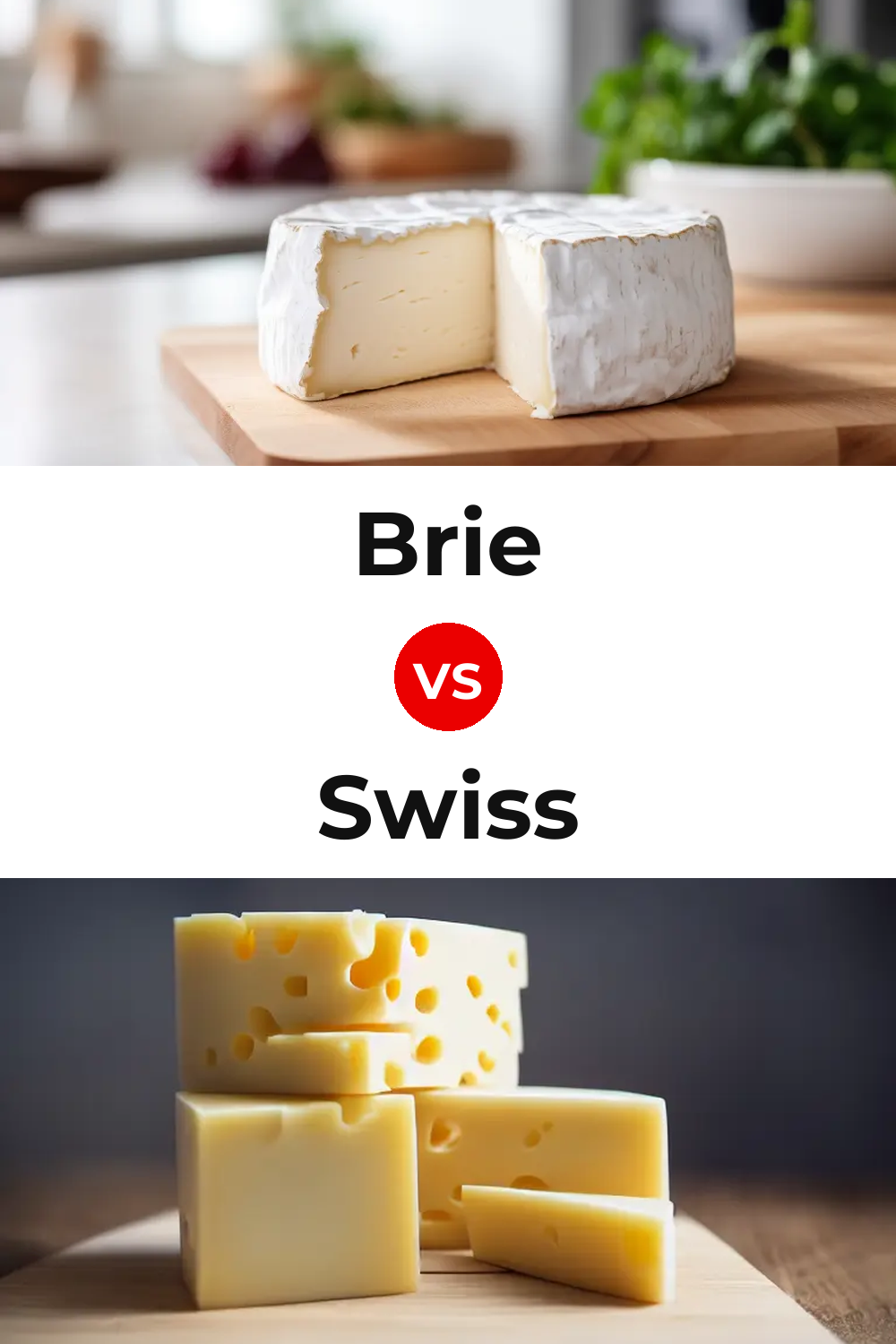 Brie Cheese vs Swiss Cheese: What's the Difference? | Taste, Texture ...
